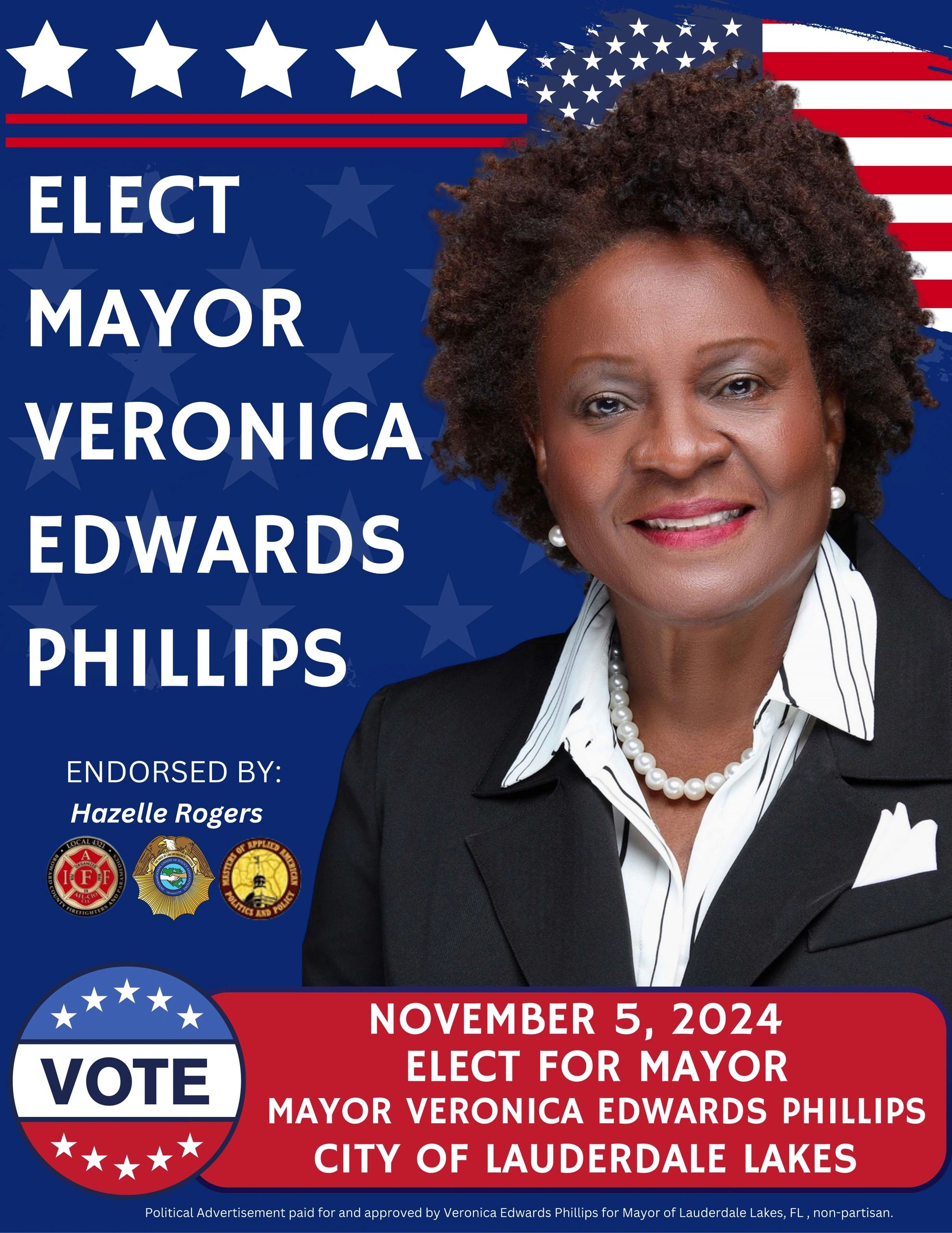 About | Mayor Veronica Edwards Phillips for Lauderdale Lakes, FL